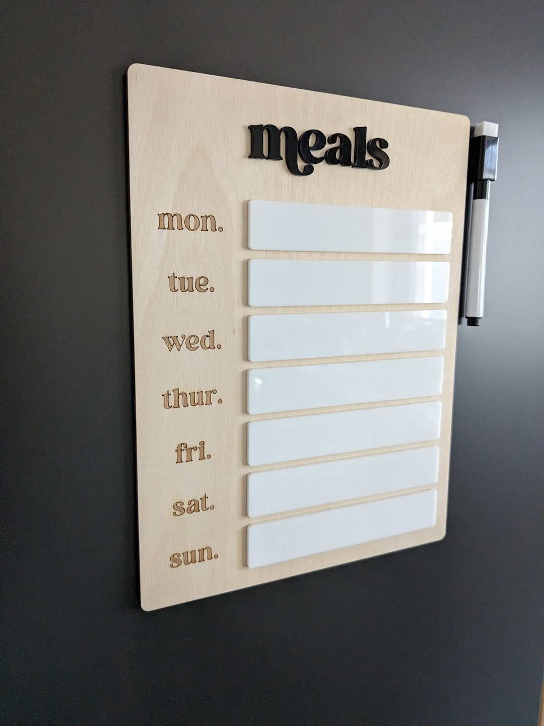 Reusable Weekly Meal Planner | Meal Plan | Meal Prep | Meal Planner ...
