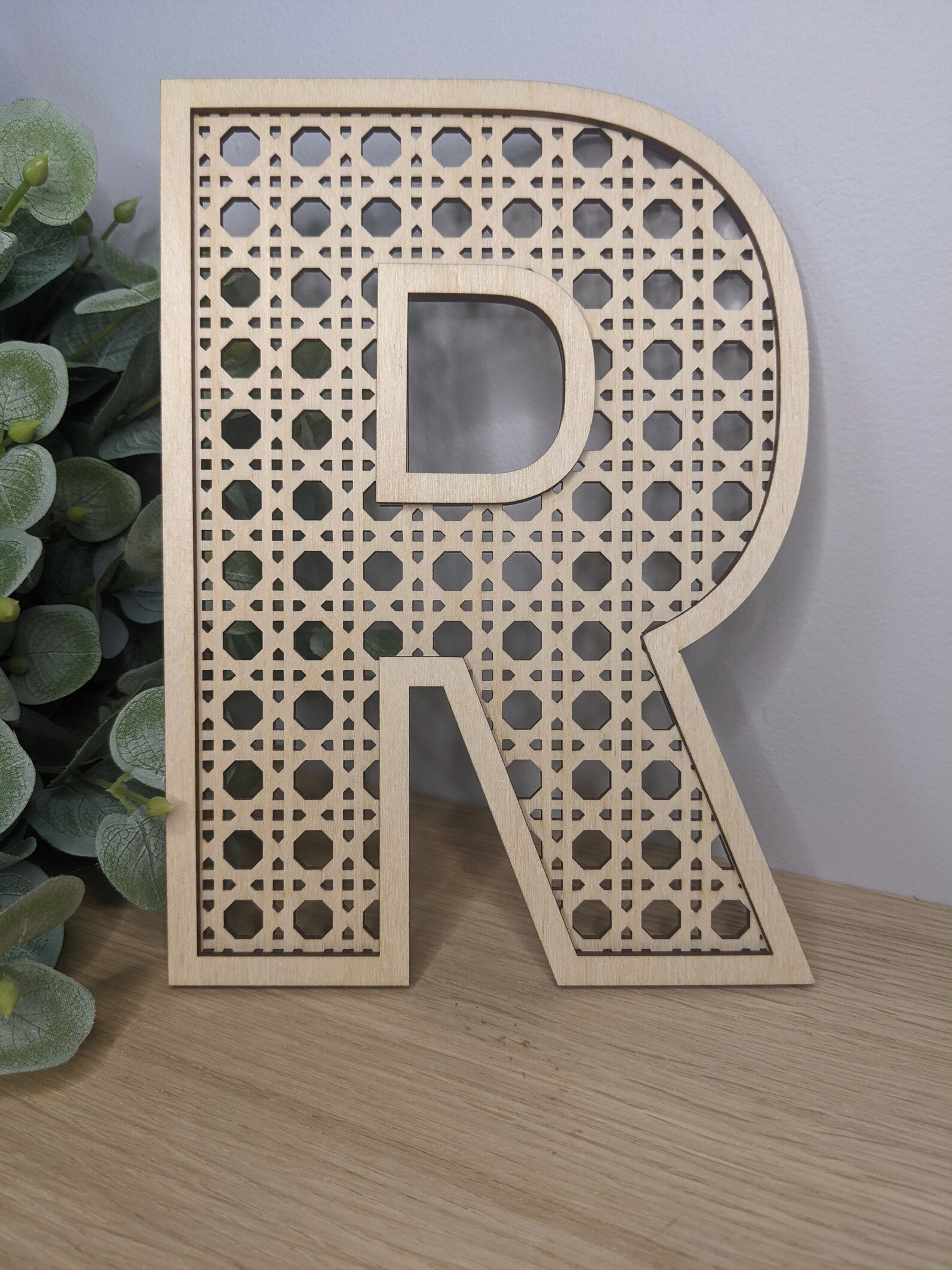Rattan Inspired Letter | Rattan Initial | Rattan Letters | Rattan ...