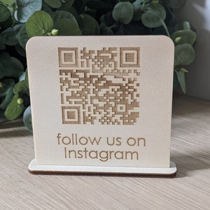 Individual QR Code Sign | QR Code Plaque | QR Code Website, Etsy ...