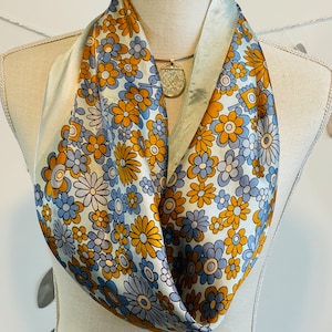 Vintage 1970s Retro Fashion Scarf Made in Italy - Etsy