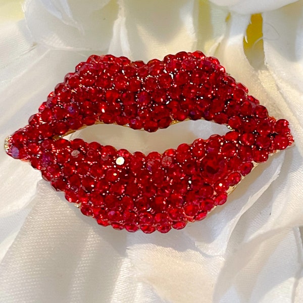 Ruby Red Lips - Etsy