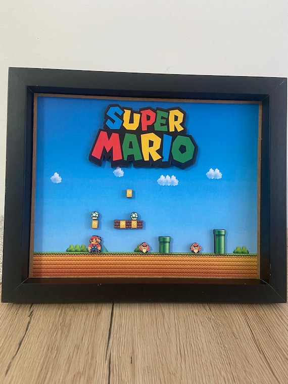 Super Mario Shadow Box - Etsy