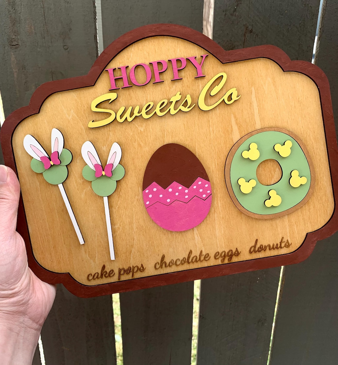 Hoppy Sweets Co Wood Sign Decor | Sweets Lover Gift | Wood Decor - Etsy