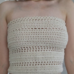 Crochet Tube Crop Top PATTERN - Etsy Canada