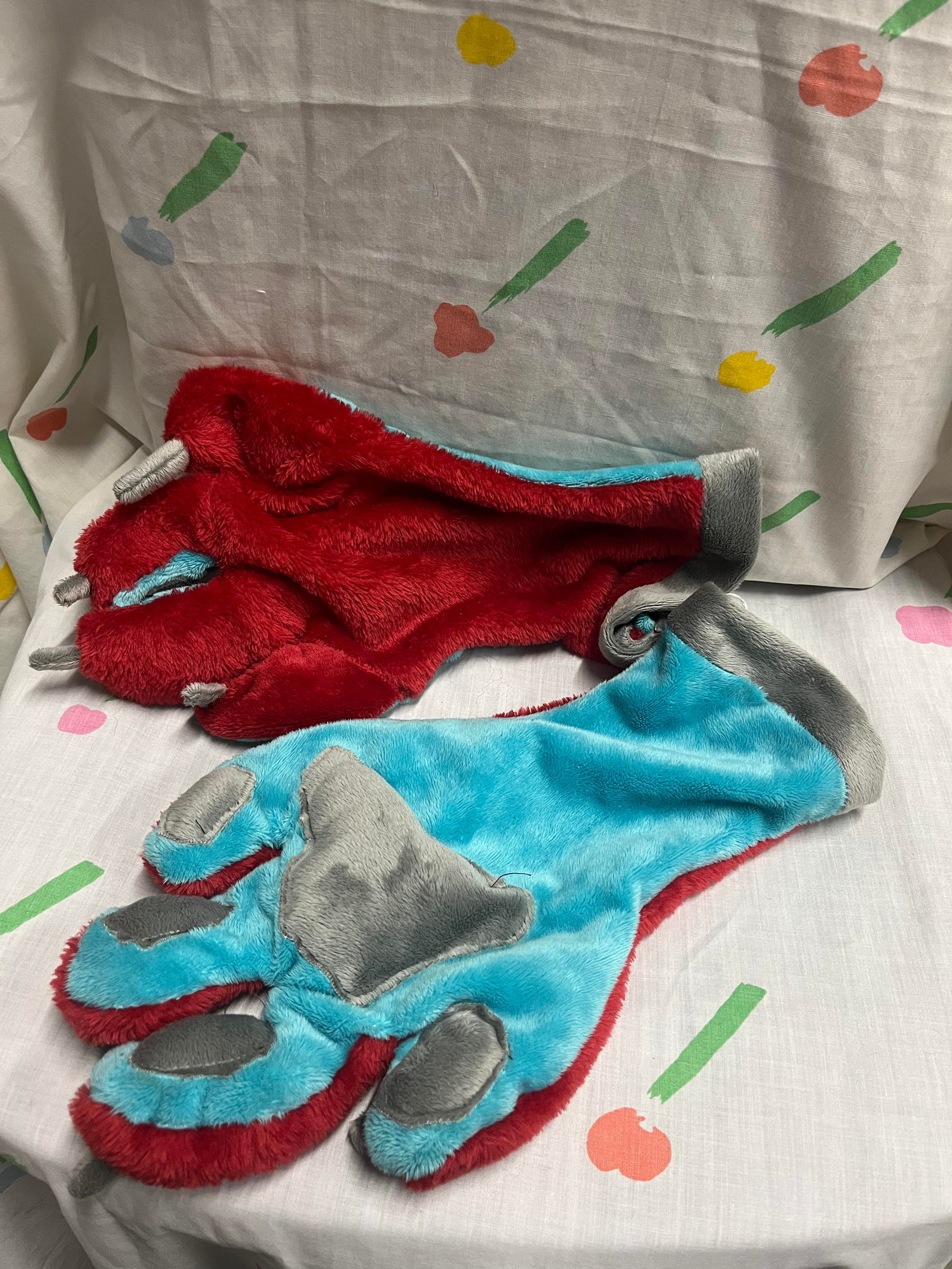 Custom Fursona Paws Made to Order Super Soft Minky Fabric - Etsy