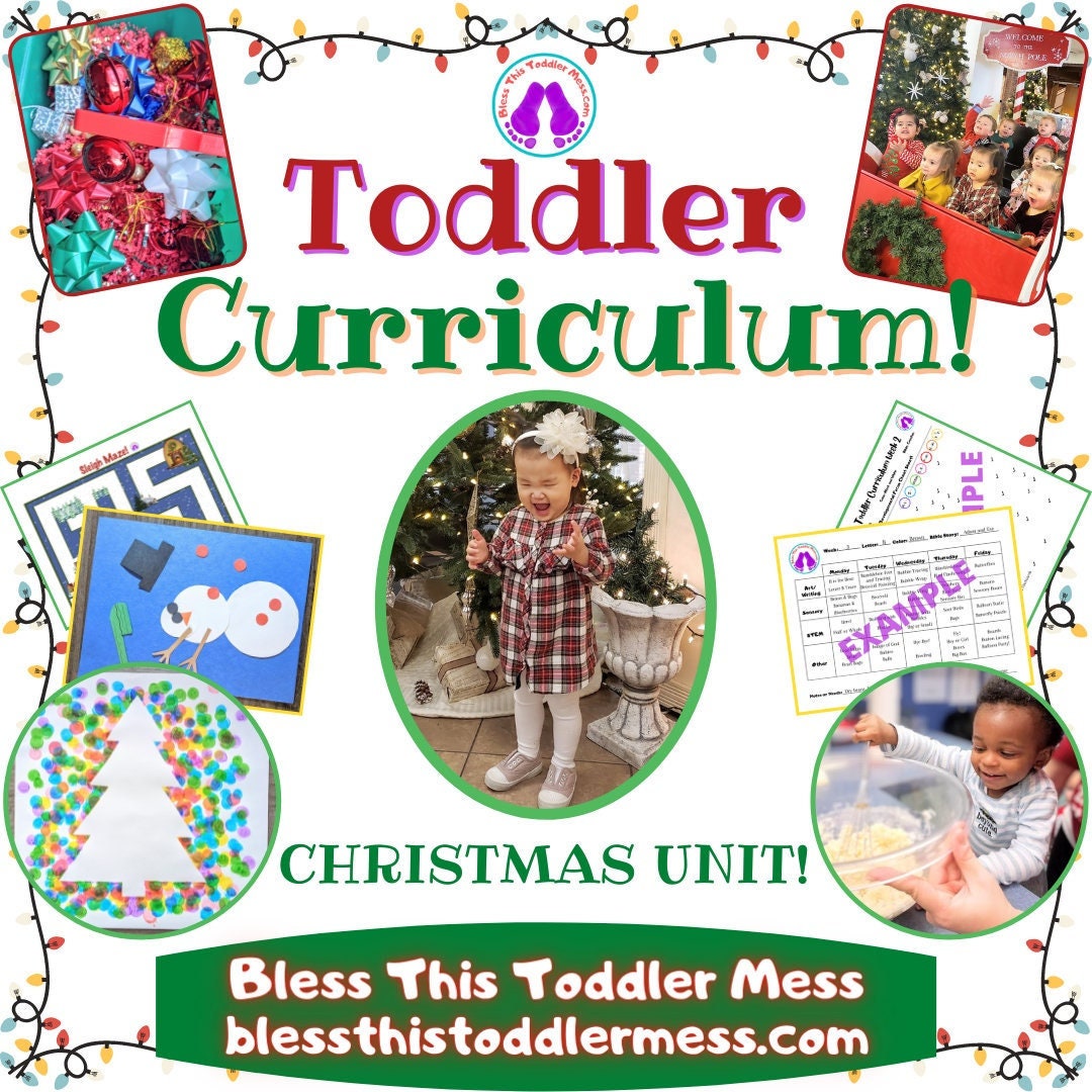 Toddler Curriculum Christmas Unit Bundle (weeks 17-20)! - Etsy