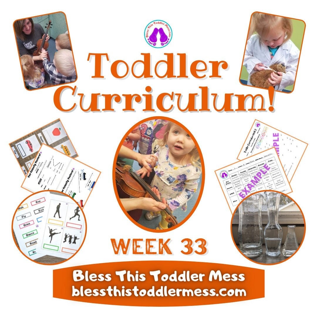 Toddler Curriculum Week 33 - Letter V, Color Orange, Bible Story ...