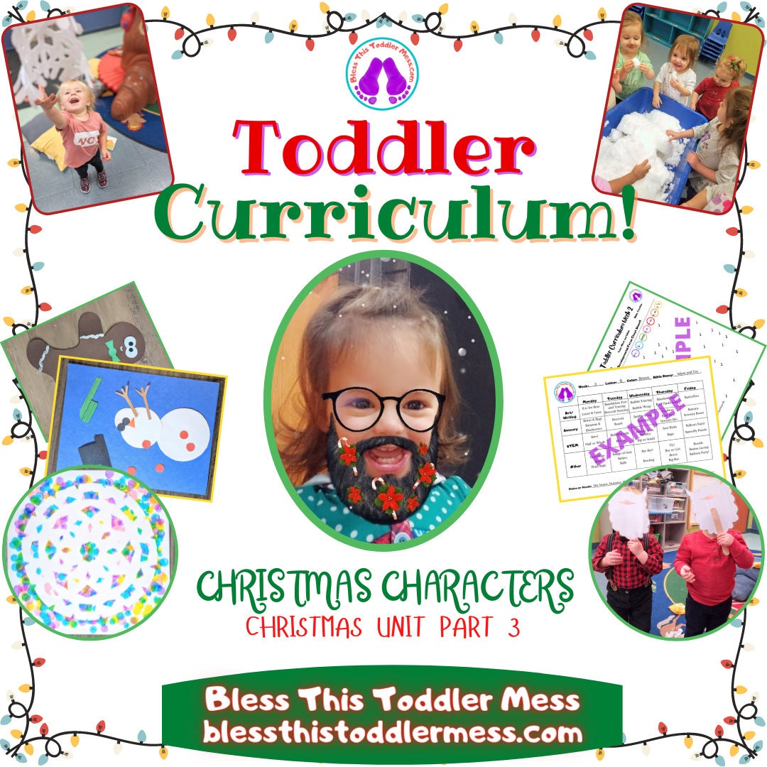 Christmas Characters! Toddler Curriculum Christmas Unit Part 3 ...