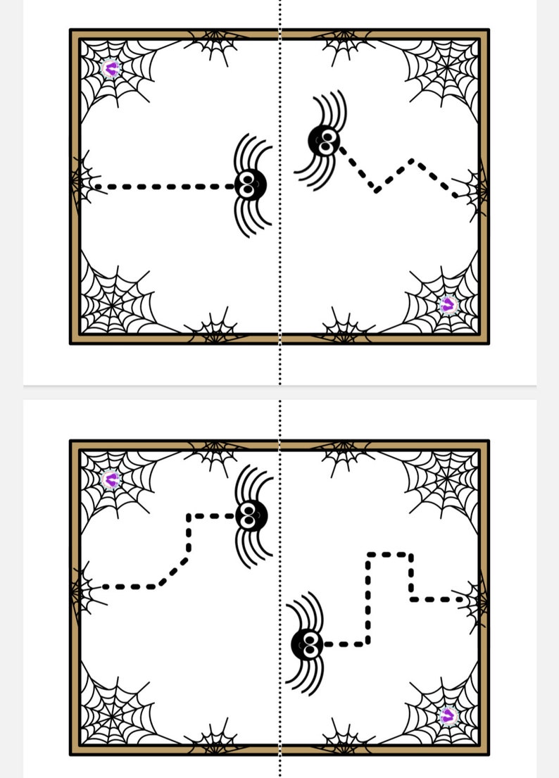 Spider Scissors Beginning Scissor Skills Activity - Etsy Australia