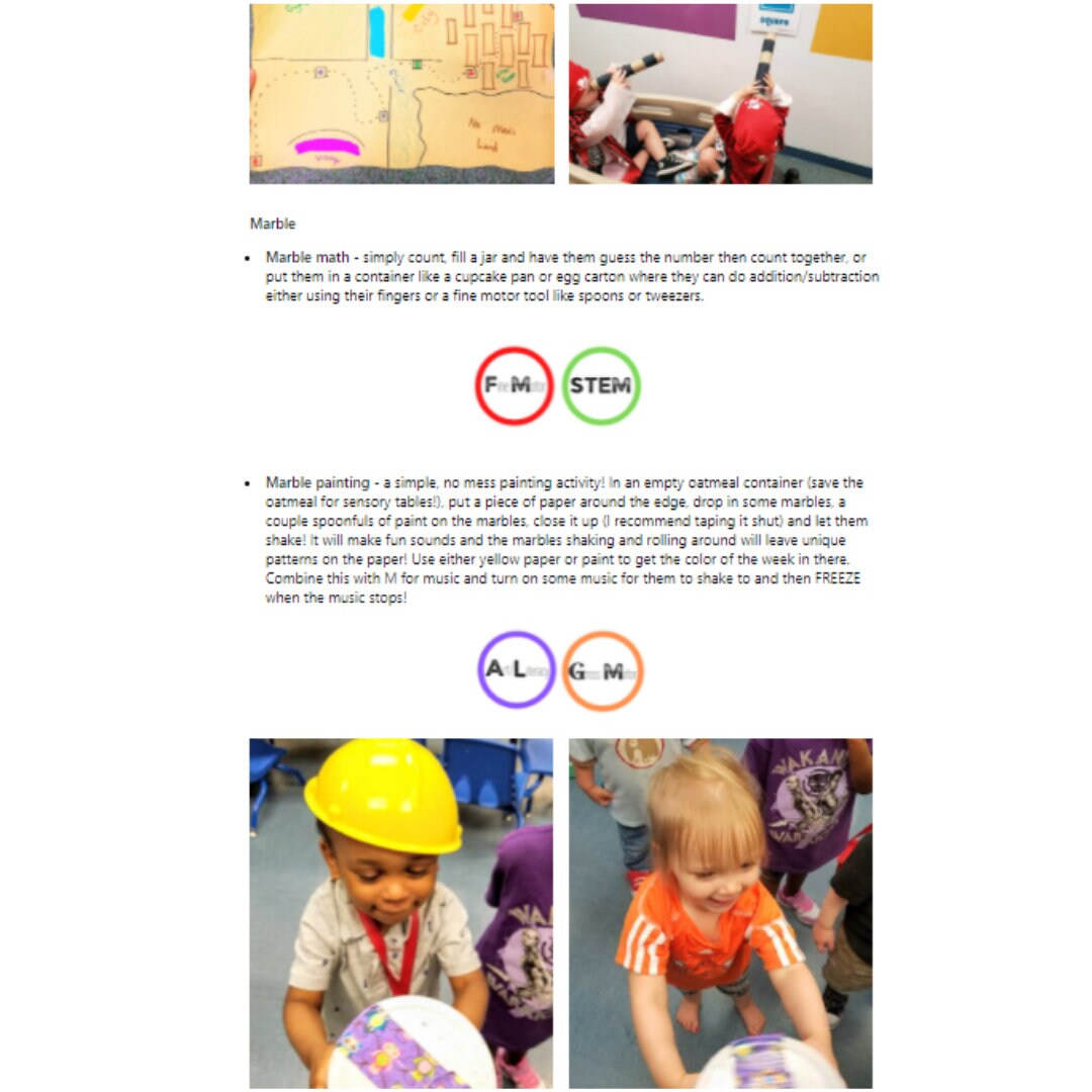Toddler Curriculum Week 15! - Letter M, Color Yellow, Bible Story ...