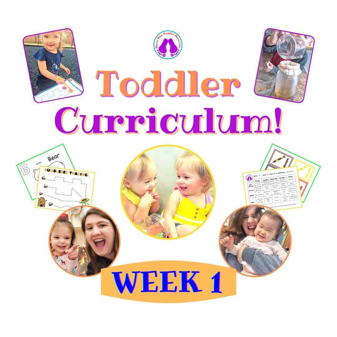 Toddler Curriculum Week 1 - Getting to Know You! - Etsy