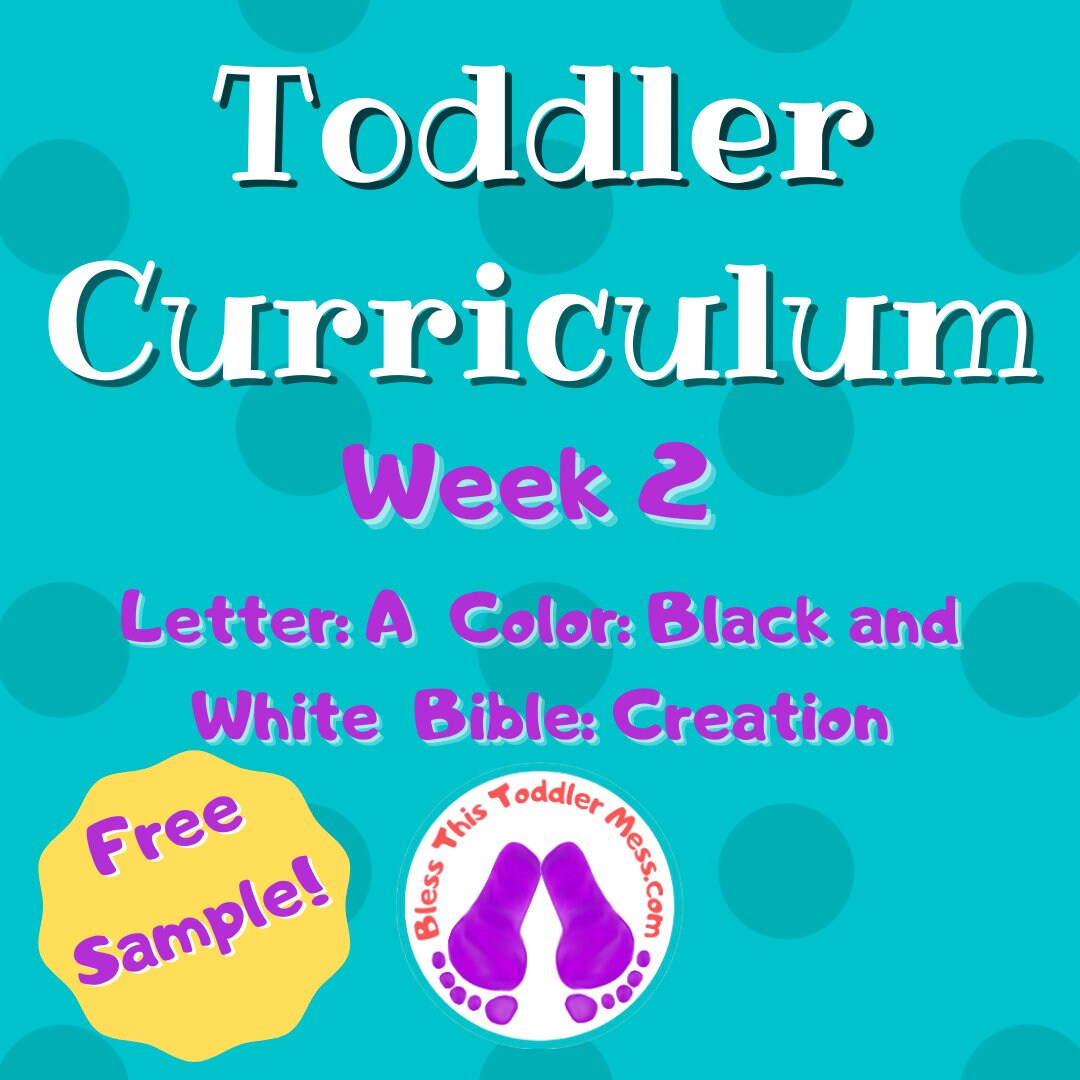 Toddler Curriculum Bundle Weeks 1-4! - Etsy