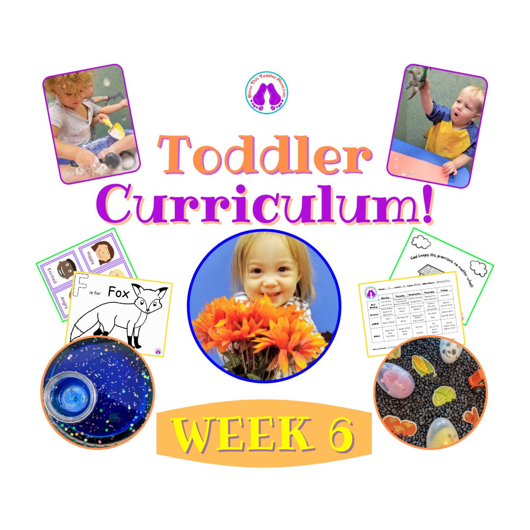 Toddler Curriculum Week 6! - Letter E, Color Yellow, Bible Story: the ...