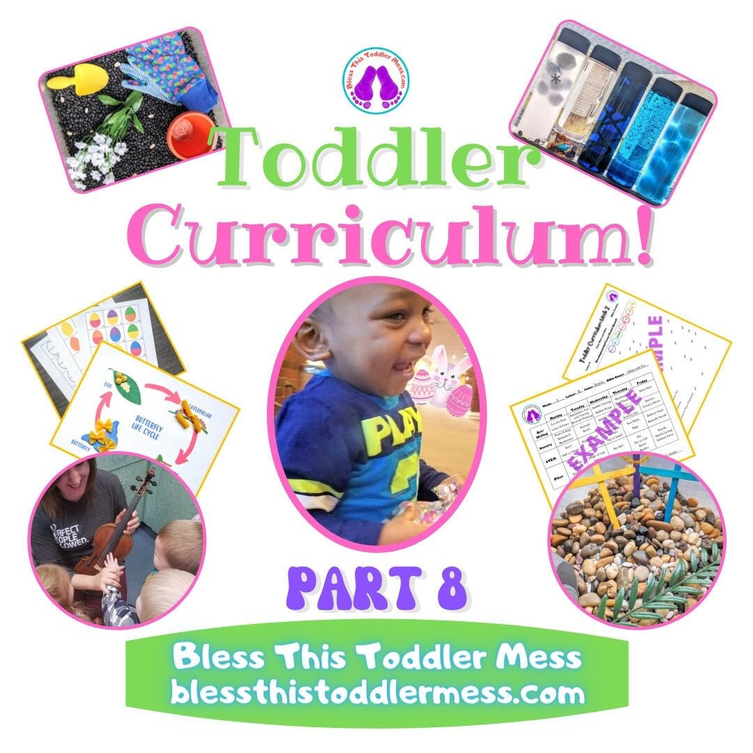 Toddler Curriculum Bundle Weeks 33-36 Includes Spring Week and Easter ...