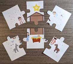 Christmas Puzzle Printables - Etsy