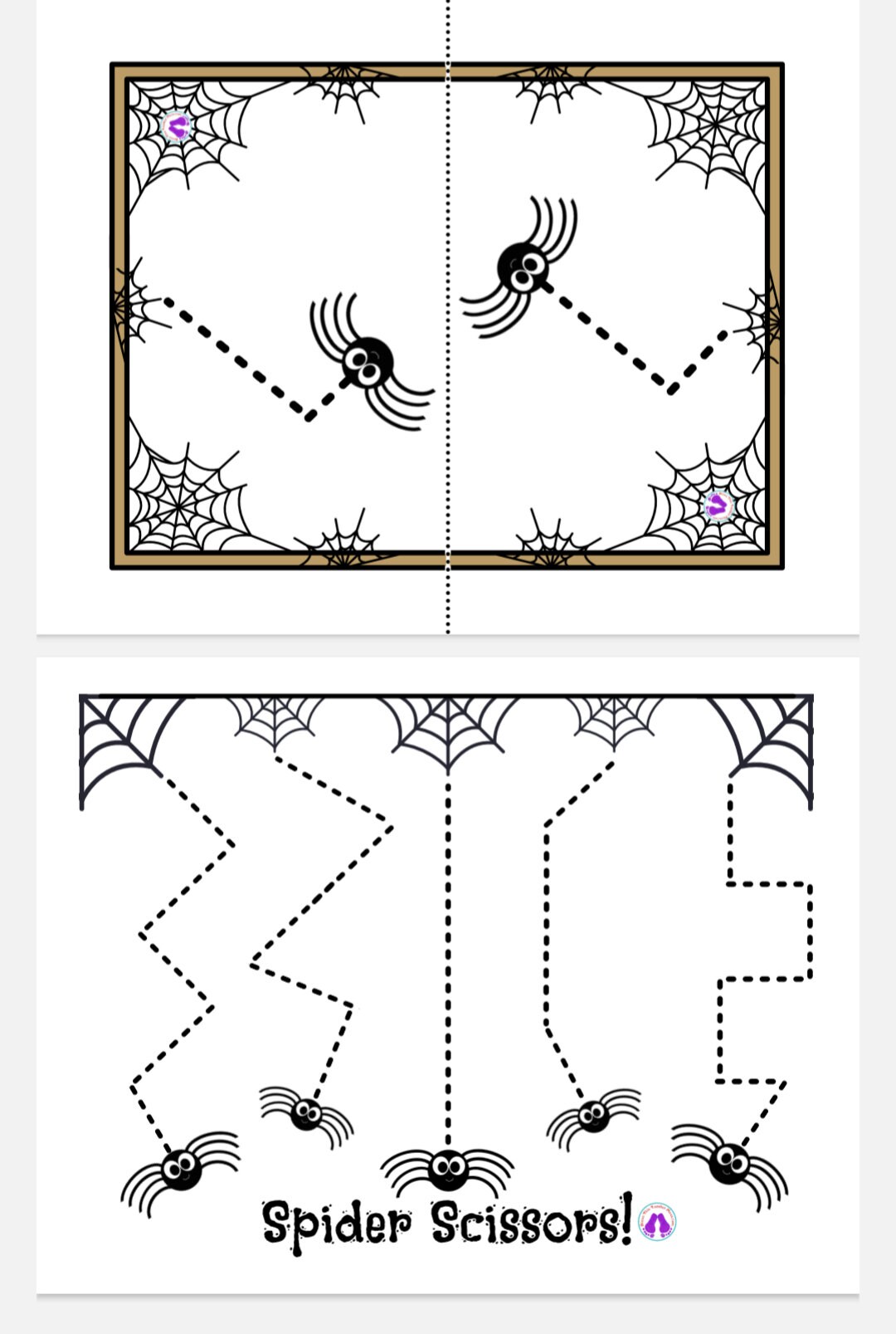 Spider Scissors Beginning Scissor Skills Activity - Etsy Australia