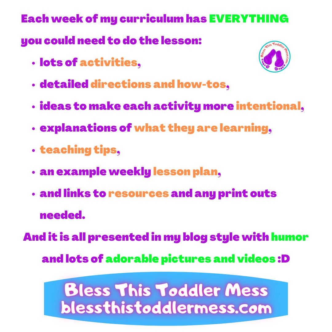 Toddler Curriculum Discounted Bundle Weeks 37-40 Including Graduation ...