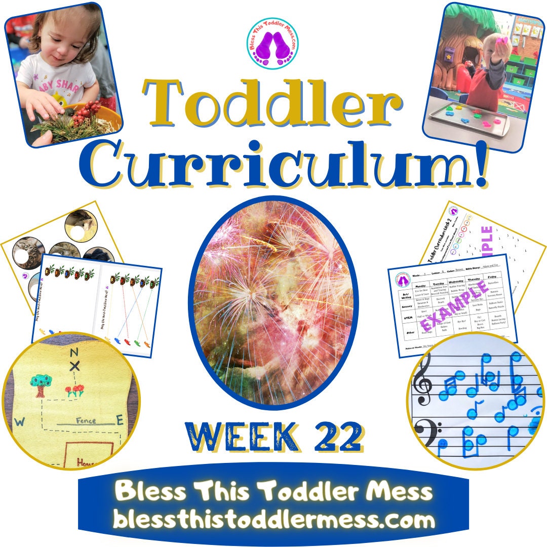 Toddler Curriculum Weeks 21-24 Bundle! Includes New Years Week, Letters ...
