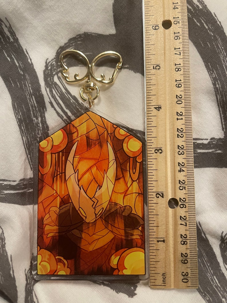 Stained Glass Acrylic Hollow Knight Charm - Etsy