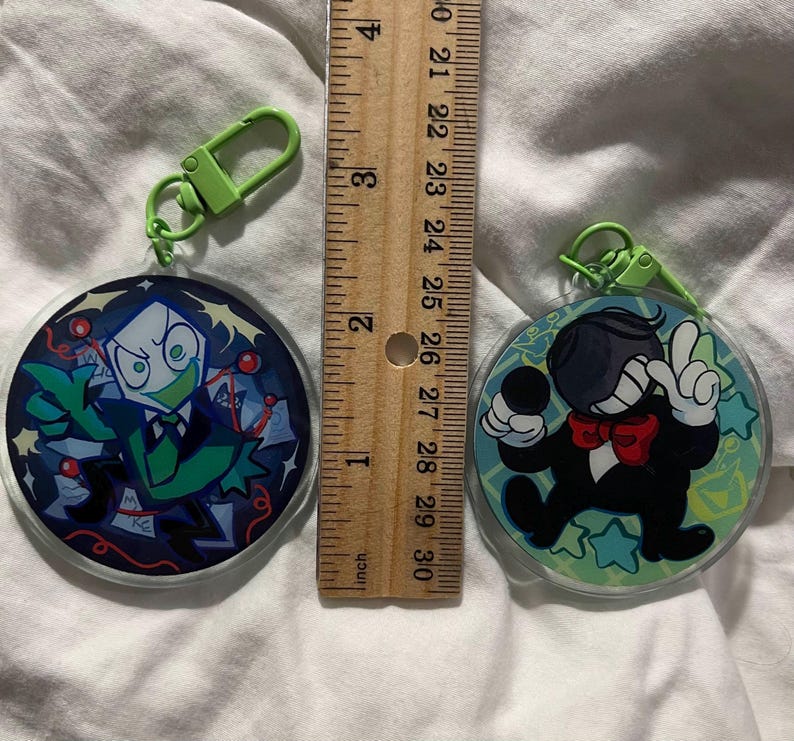 Battat / Small Mike Deltarune Keychain - Etsy