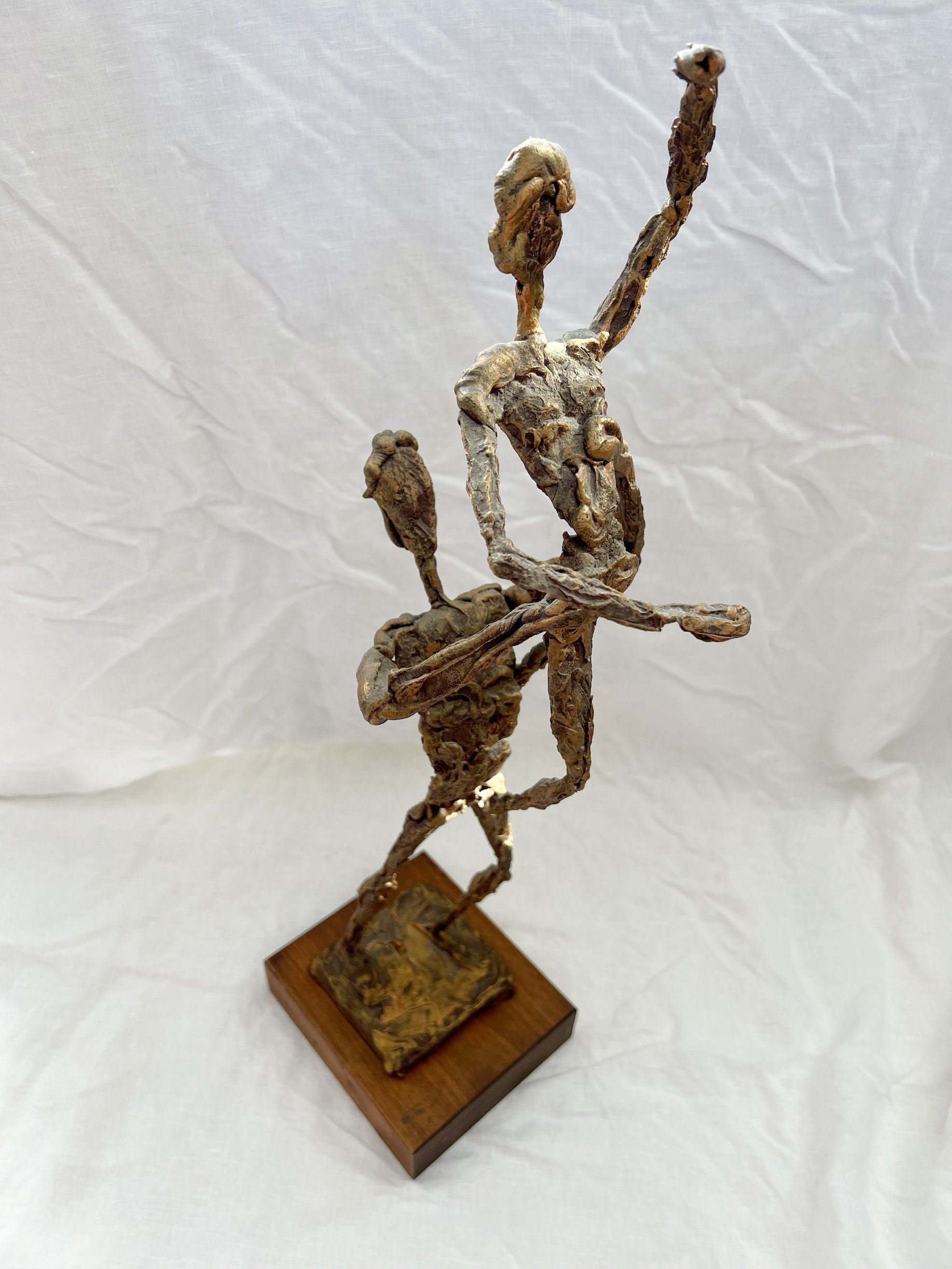 Vintage Big Home Decor Wire Sculpture Abstract Sculpture Dance Figuring ...
