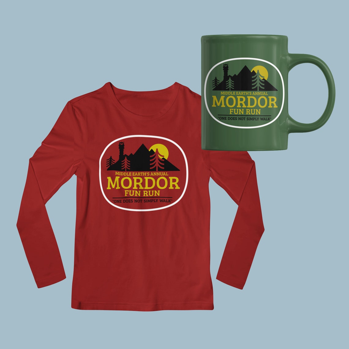 Mordor Fun Run SVG, PNG, Digital Cut File for Use With Cricut or Other ...