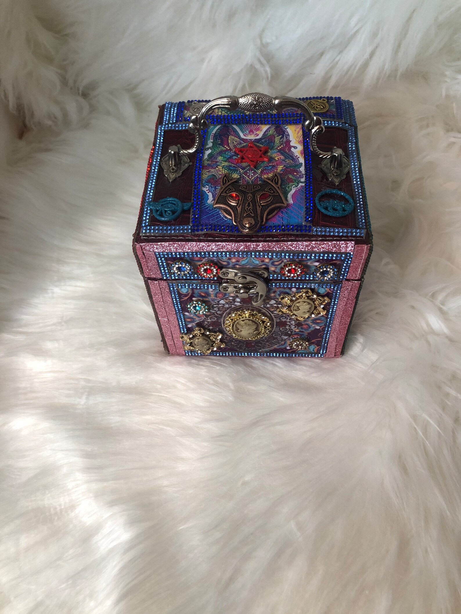 Bling Box/indian Inspired Handmade Customizable Box. - Etsy