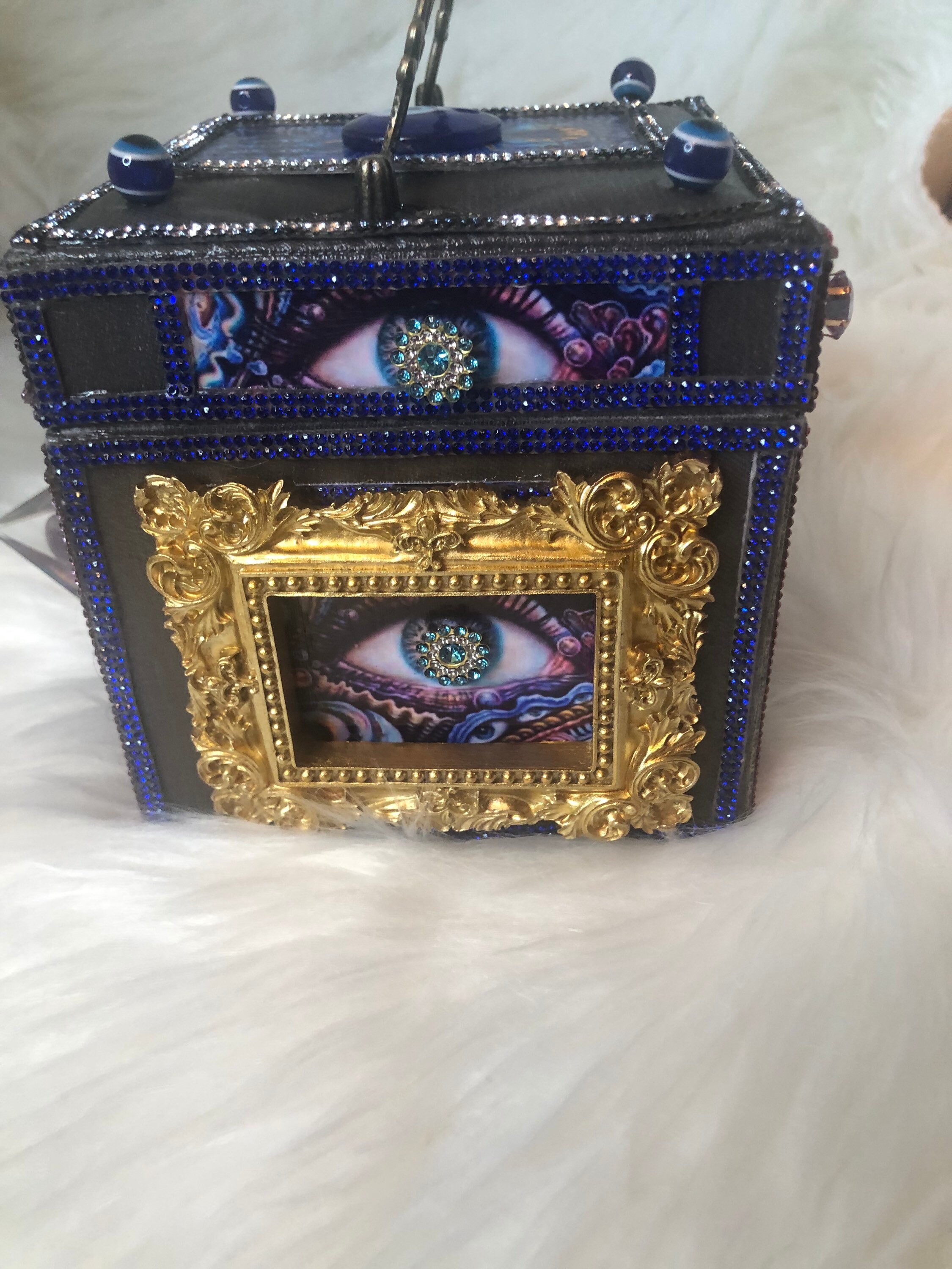 Bling Box/ Third Eye Handmade Customizable, Jewelry Box. - Etsy