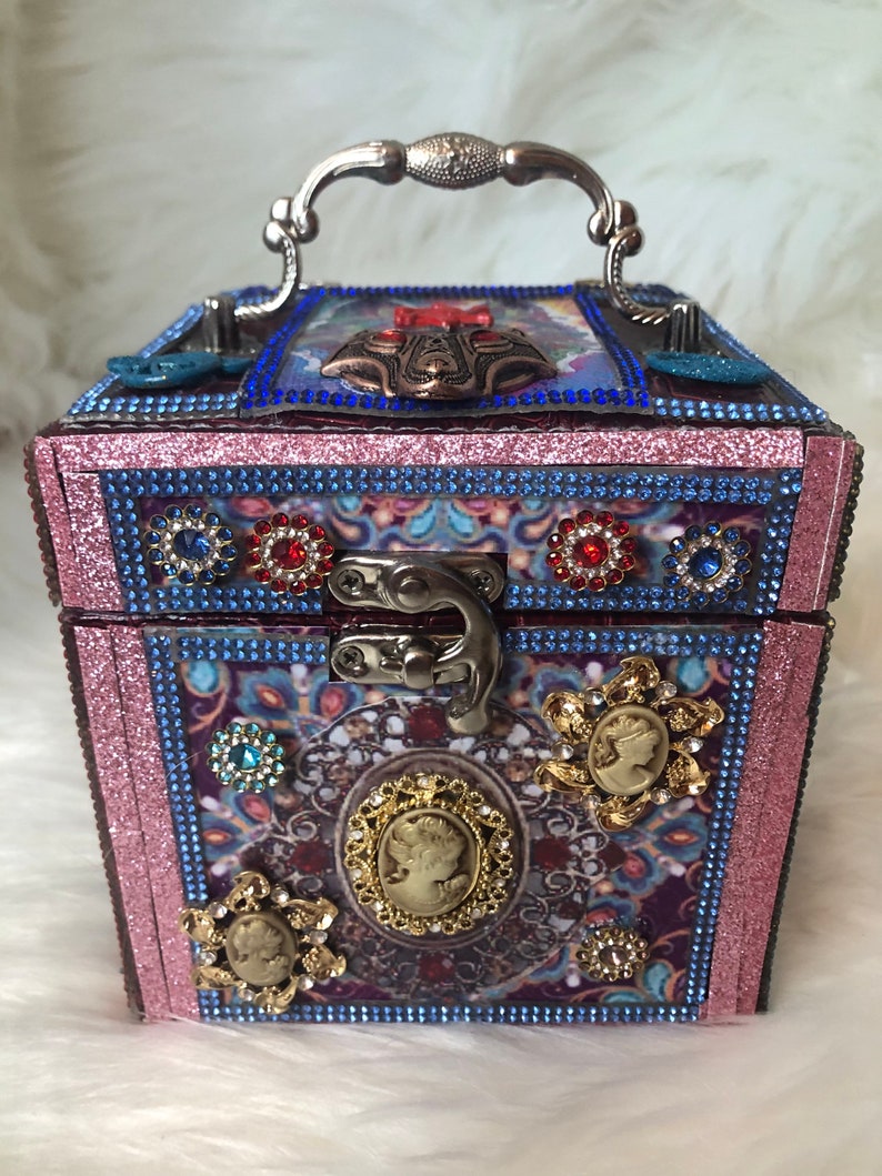 Bling Box/indian Inspired Handmade Customizable Box. - Etsy