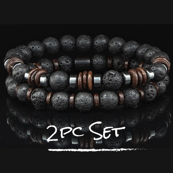 Mens Beaded Bracelet - Etsy