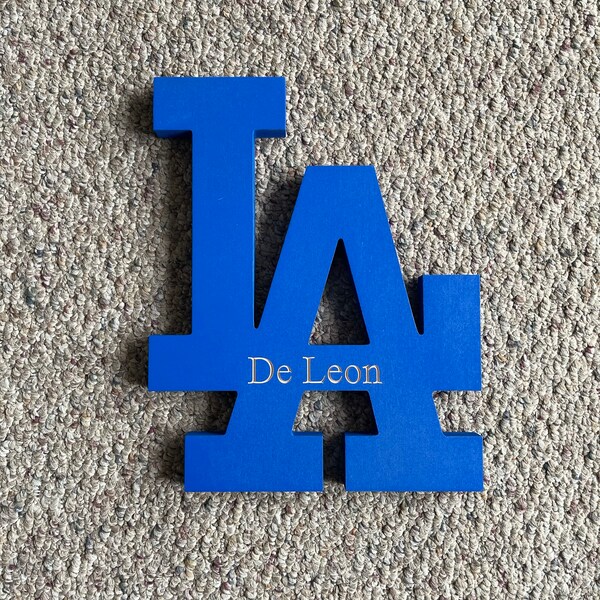 Dodgers Letters - Etsy