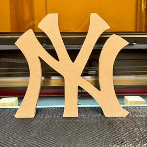 New York Yankees Wood Sign, NY Yankees Sign Wall Hanging, NY Wood ...