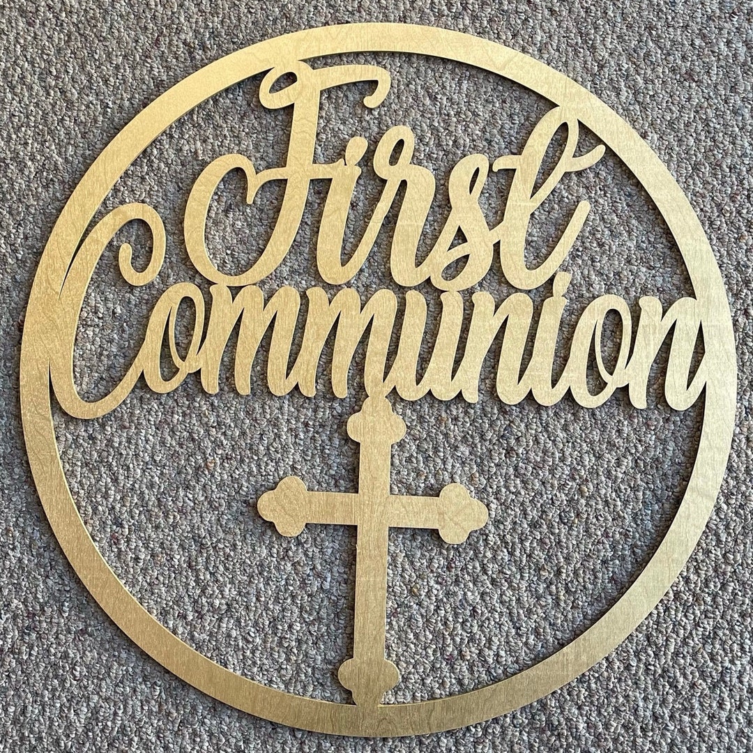 Mi Primera Comunion | First Communion| Mi Bautizo | Wood Signs ...