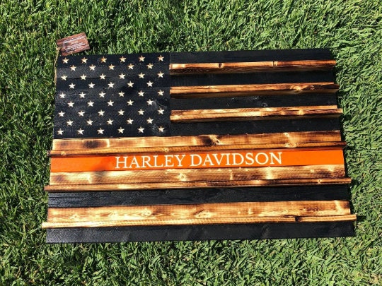 Thin Blue Line Challenge Coin Flag, Police Challenge Coin Charred ...