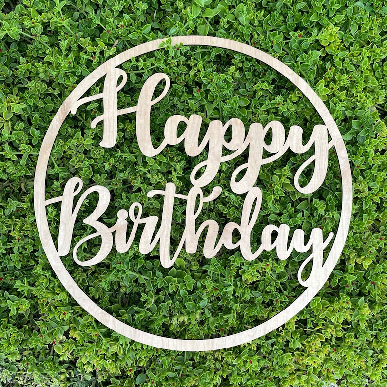 Personalized Circle Name Sign Various Sizes Wooden Name - Etsy