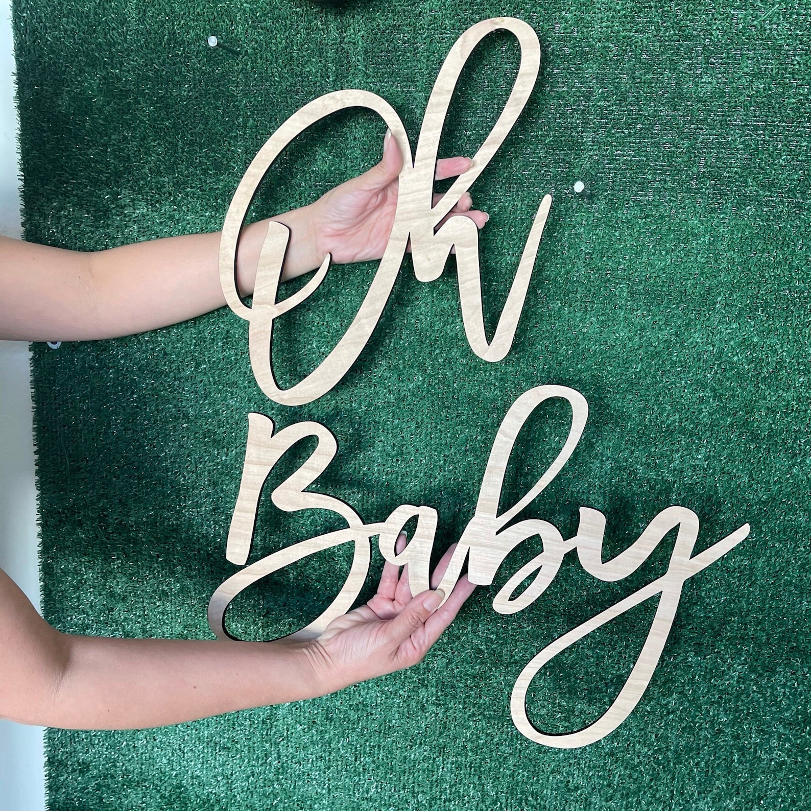 Oh Baby Sign Oh Baby Shower Gender Reveal Cute Baby Shower - Etsy