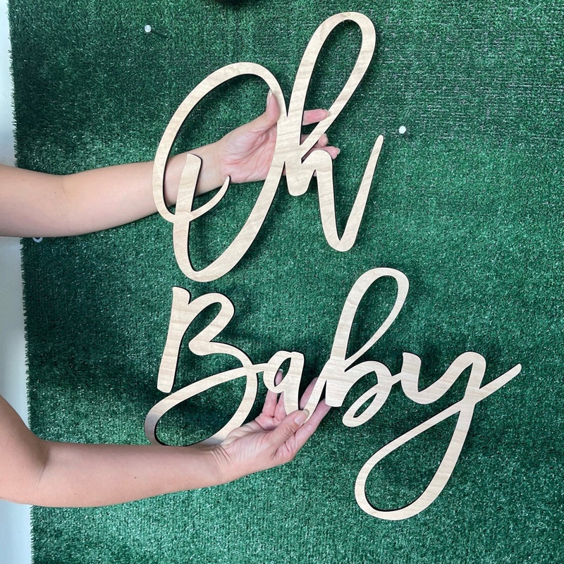 Oh Baby Sign - Etsy