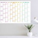 2024 Colorful Pastel Wall Calendar Printable Yearly Planner Large Wall ...