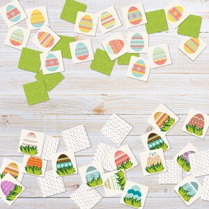 Easter Memory Game Printable, Matching Card Game Activity for Kids ...