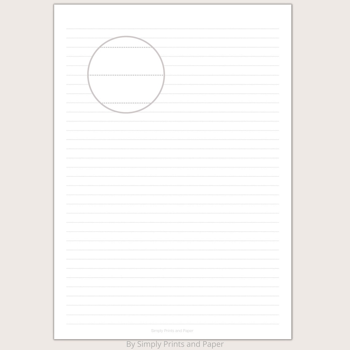 Lined, Dotted Lines, Grid and Dot Grid Printable Pages Planner Inserts ...