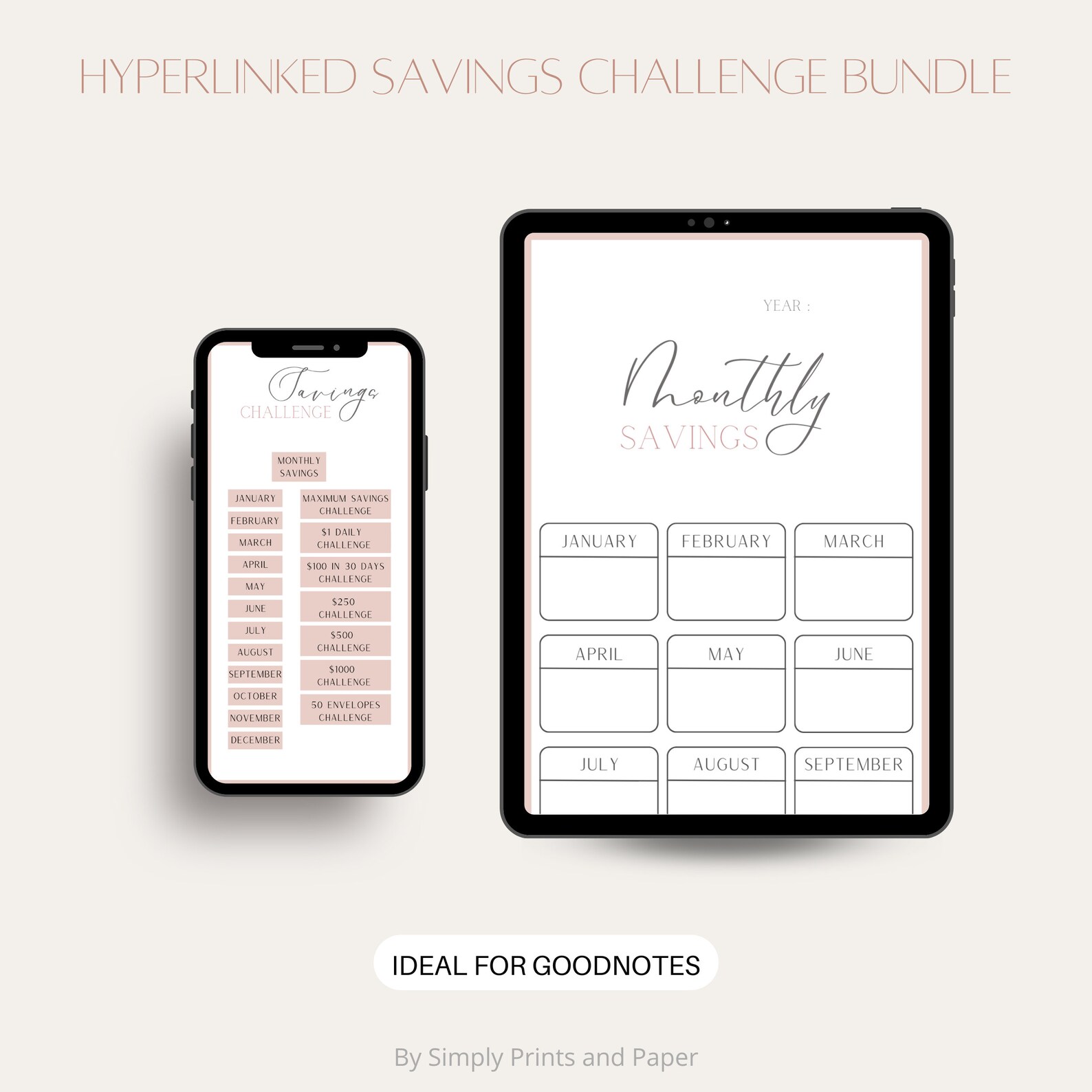 Savings Challenge Printable Mini Savings Challenge Bundle A6 Savings ...