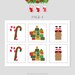 Christmas Memory Game, Printable Christmas Matching Game, Kids Memory ...