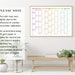 2025 Colorful Pastel Wall Calendar | Printable Yearly Planner | Large ...