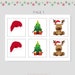 Christmas Memory Game, Printable Christmas Matching Game, Kids Memory ...