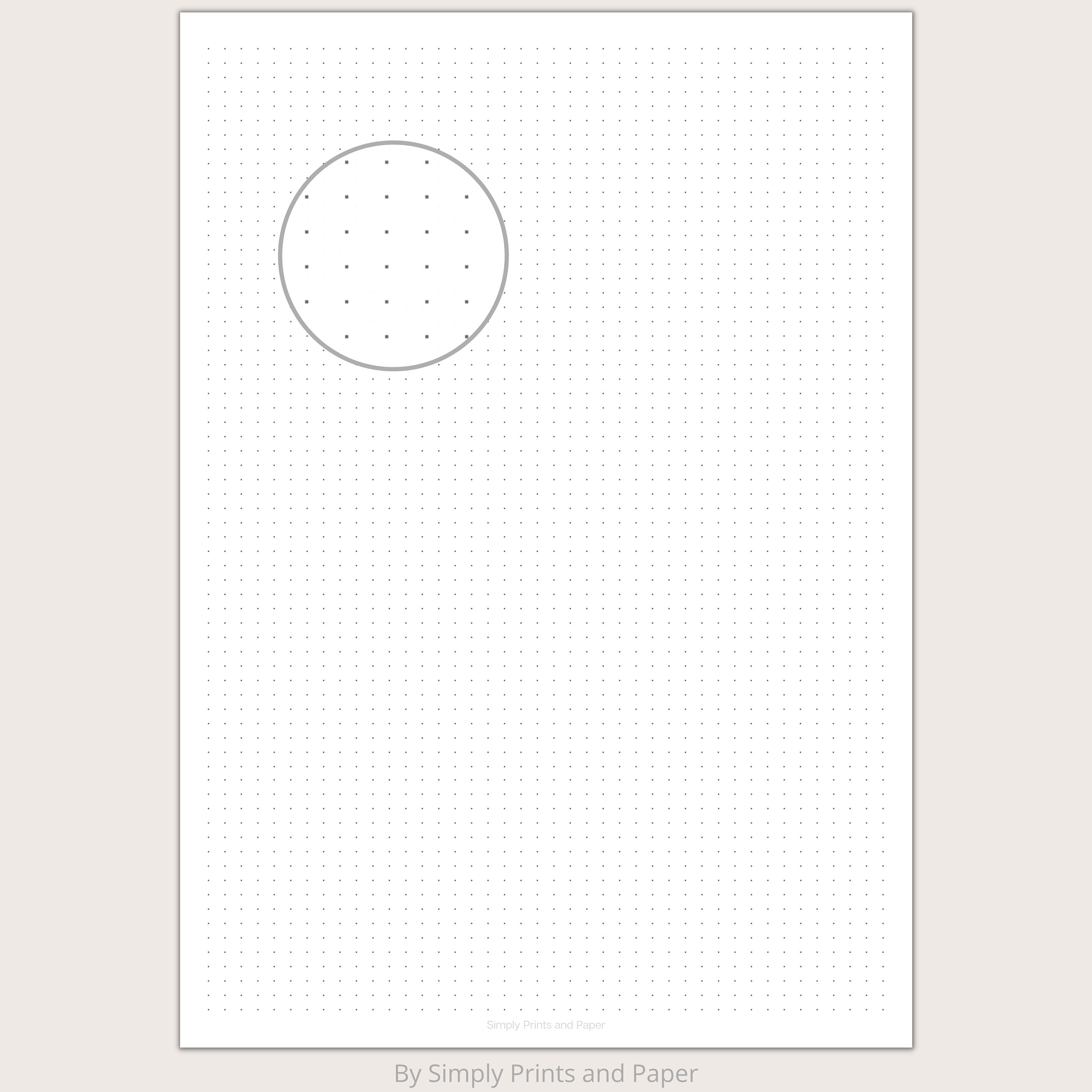 Lined, Dotted Lines, Grid and Dot Grid Printable Pages | Planner ...