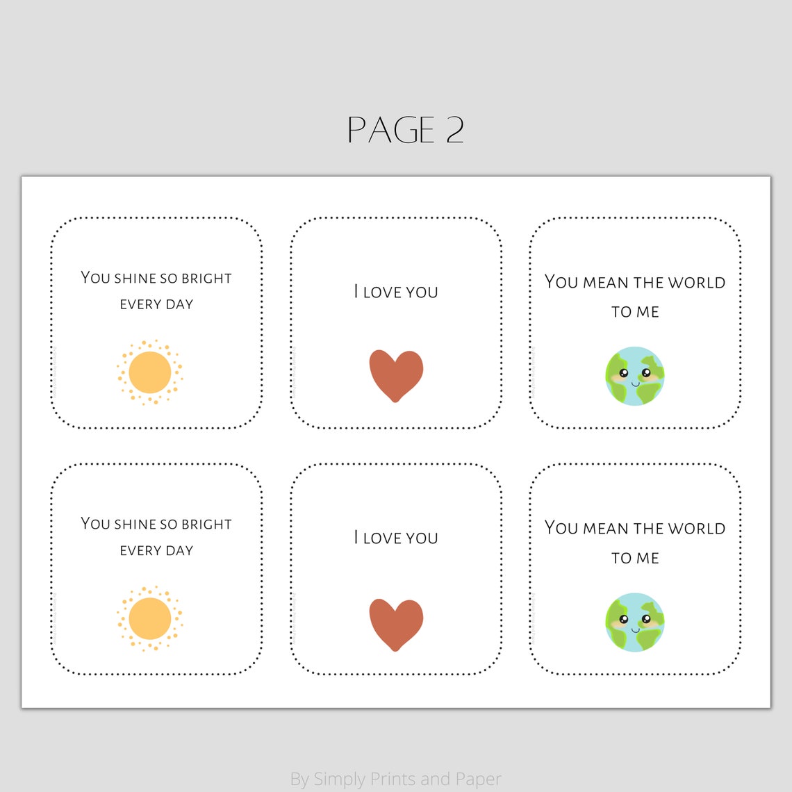 Mother's Day Memory Game Printable Gift for Mothers | Etsy