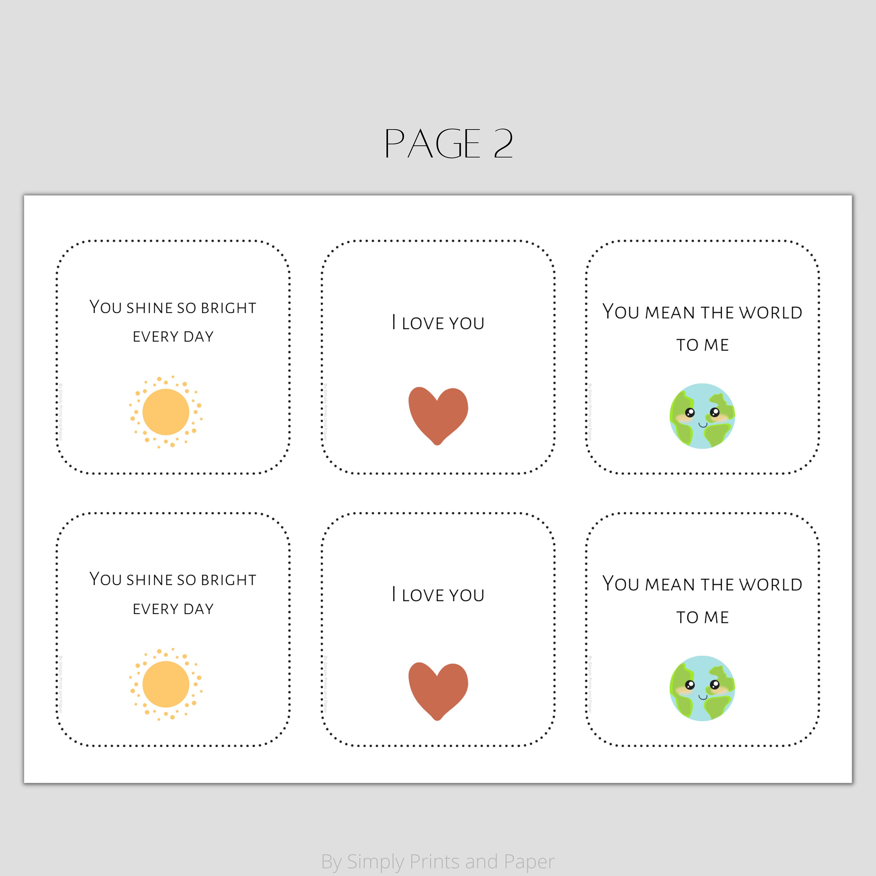 Mother's Day Memory Game, Printable Gift for Mothers, Gratitude Cards ...