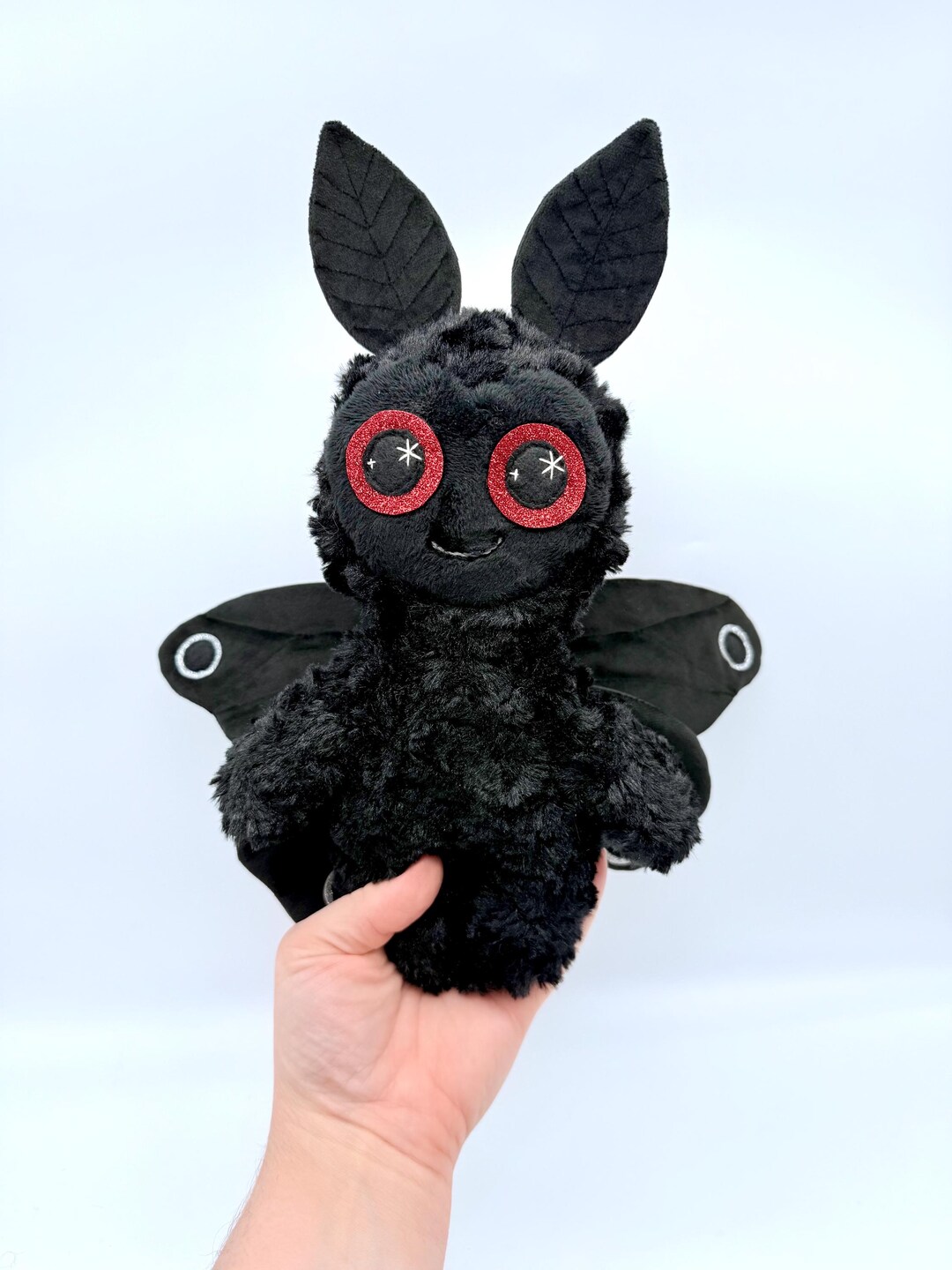 Cute Mothman Plushie | Whimsical Cryptid Stuffie | Handmade | Cryptid ...