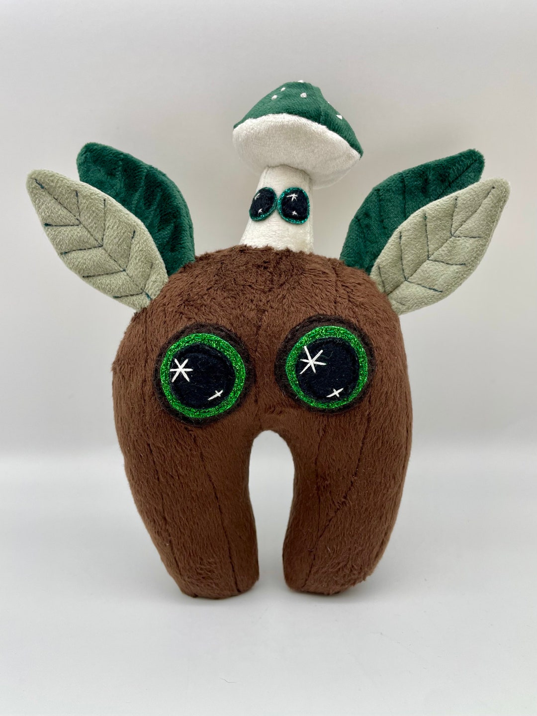 Forest Tree Creature Botanical Beast Tree Monster With Mushroom Green ...