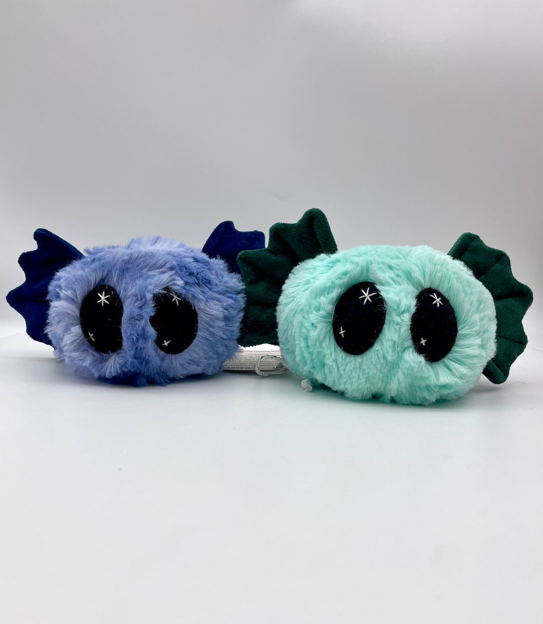 Sea Blob Monsters | Fuzzy Gilled Creatures| Handmade Small Plushie ...